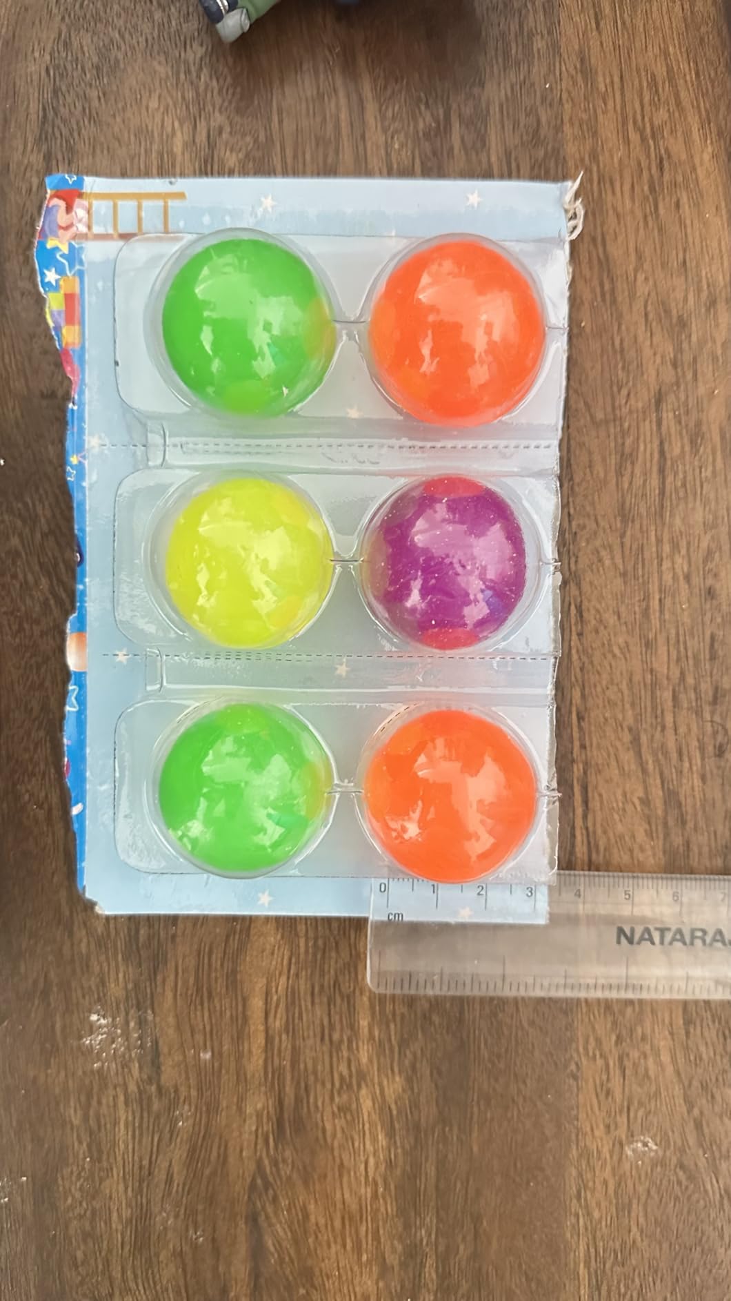 Toyshine 6 Pcs High Bounce Crazy Rubber Balls for Kids and Adults, 35 ...