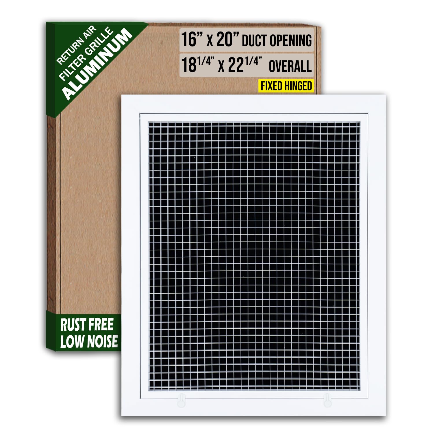Snapklik.com : Fits 16x20 Duct Opening Aluminum Eggcrate Return Air ...