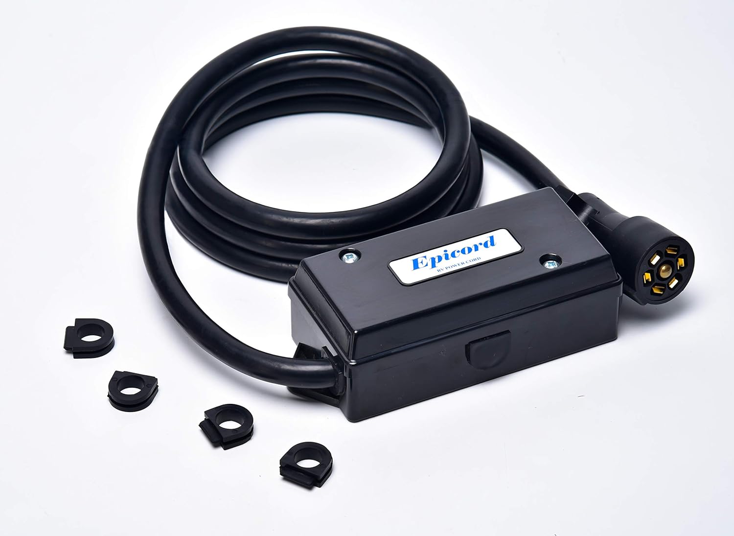 Amazon.com: EPICORD 7 Way Plug Trailer Wiring with 7 Gang Junction Box ...