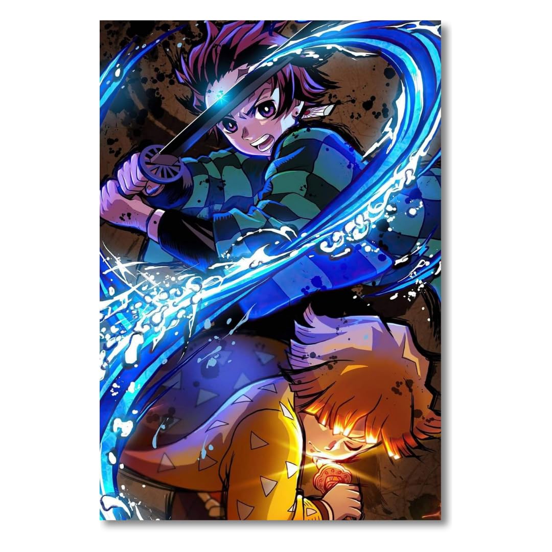 Tanjiro Kamado + Zenitsu Agatsuma | Demon Slayer Posters for Wall | 400 ...
