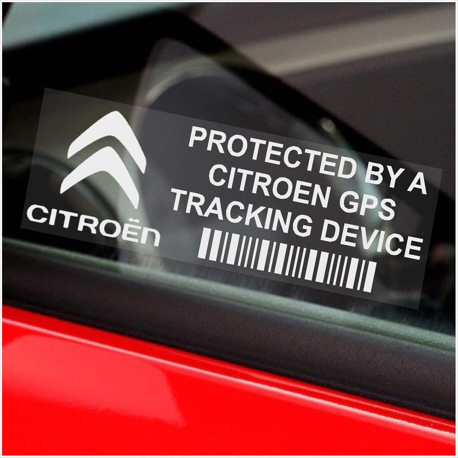 Platinum Place 5 x PPCITROENGPS GPS Stickers Tracking Device Signs ...