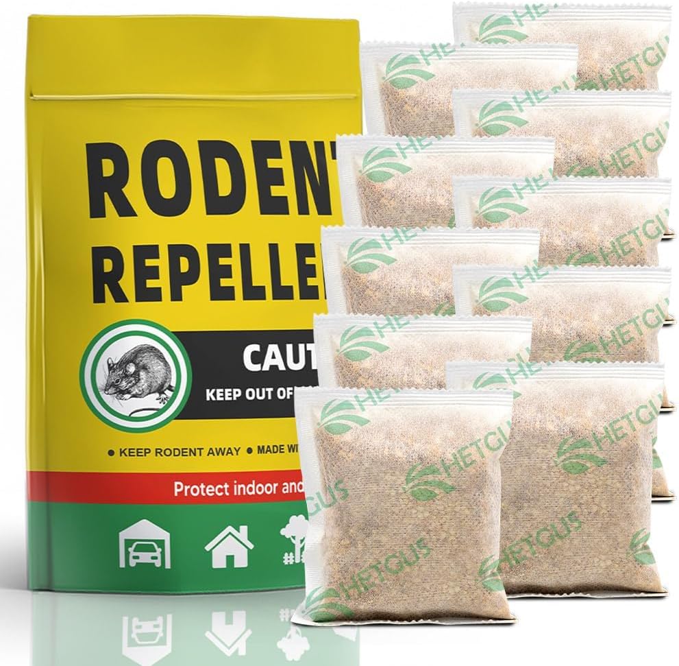 Amazon.com: KsopoG Rodent Repellent Mouse Deterrent Pouches Indoor ...