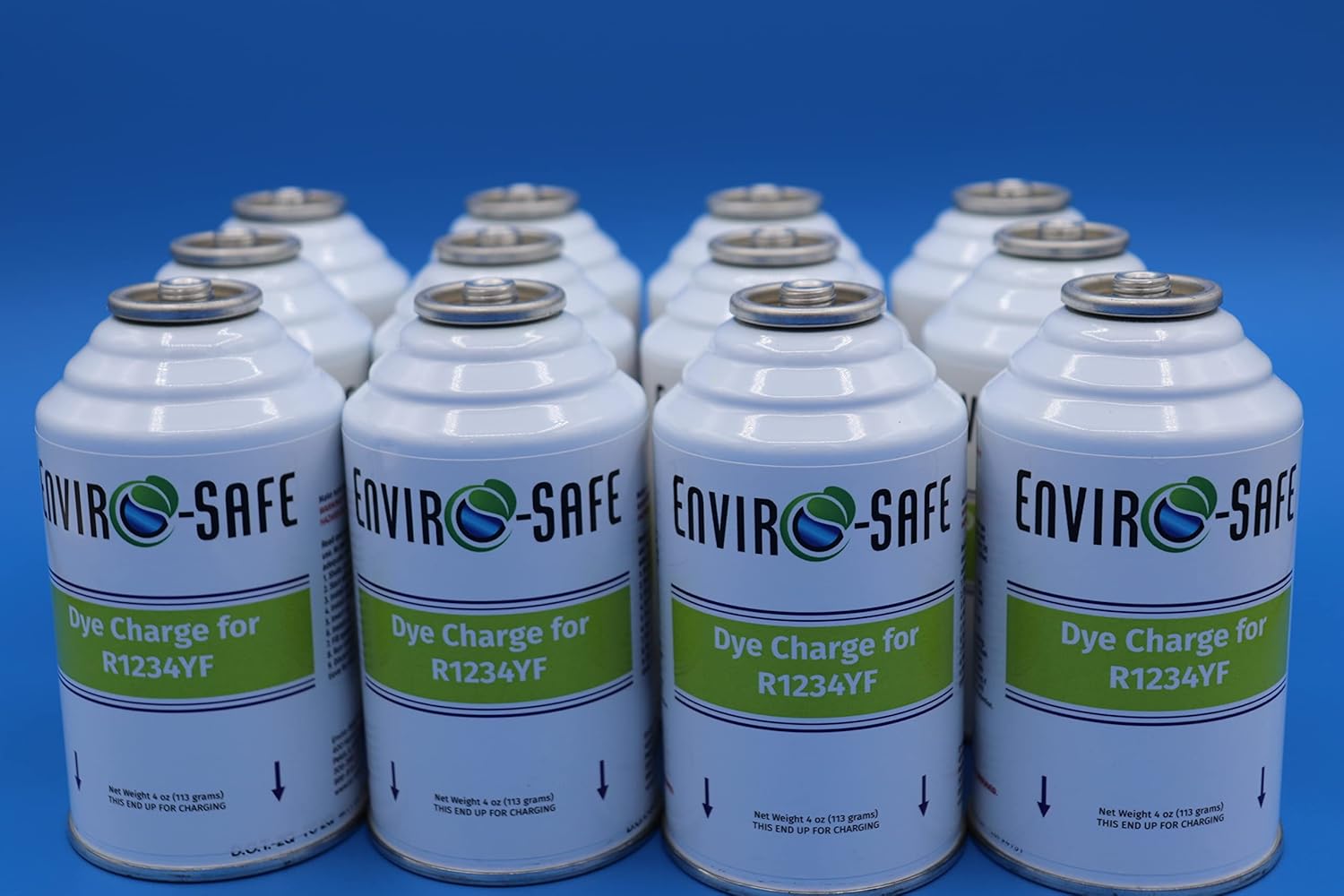Amazon.com: Dye Charge for R1234yf, R-1234yf, R1234, Case of 12 cans : Automotive