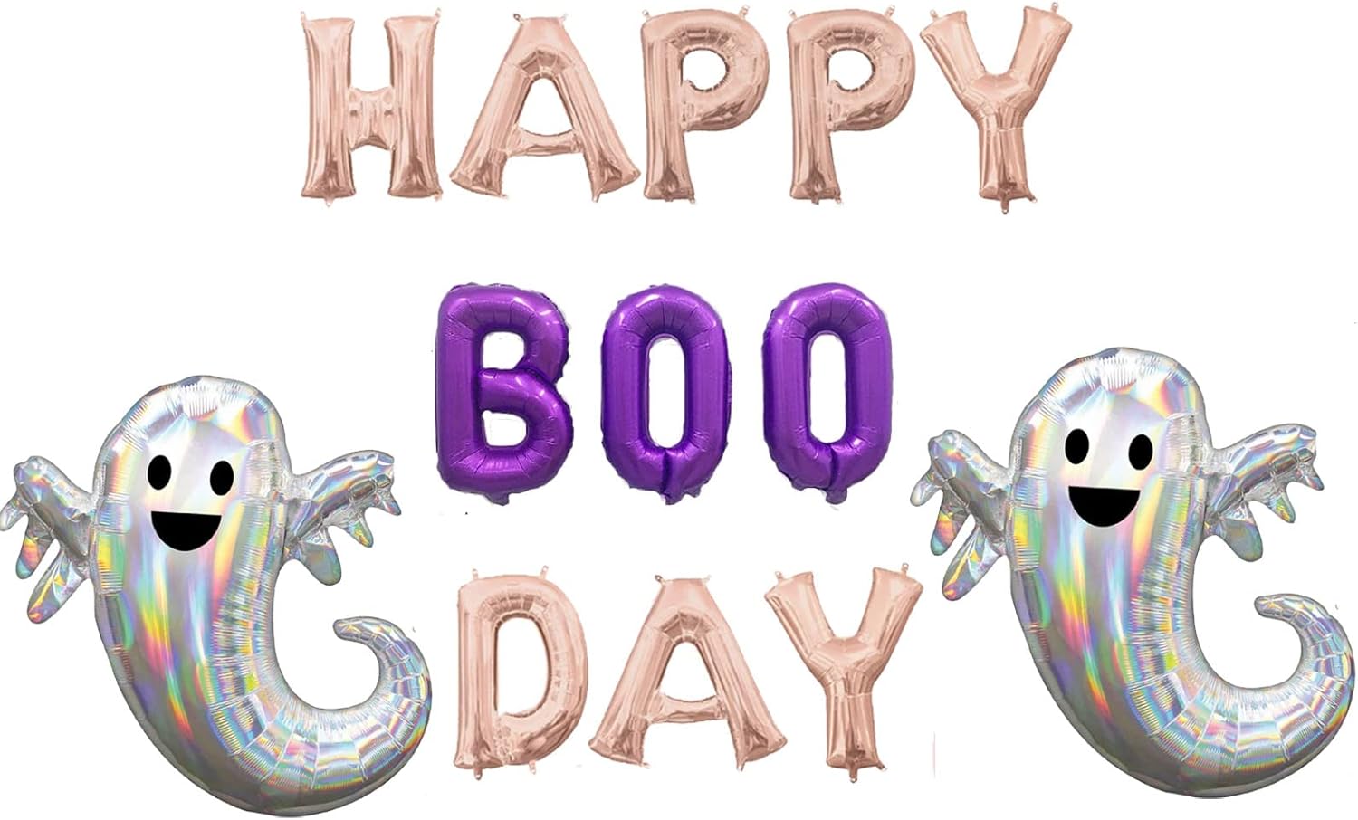 Amazon.com: Happy BOO Day Birthday Decorations Include Happy Boo Day ...
