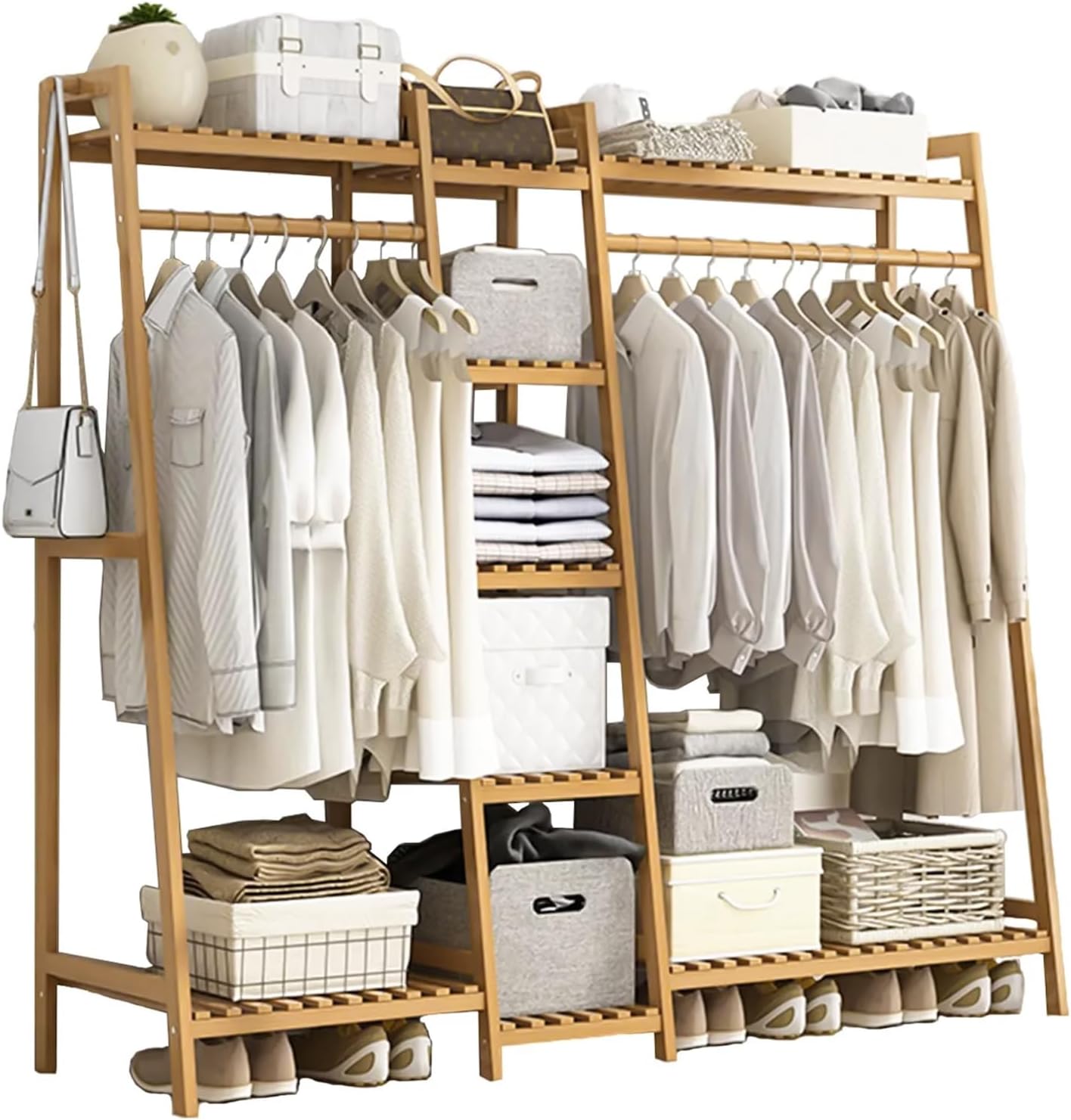SPOWAY Closet Organizador Ropa Armario Minimalista Estante Ropa ...