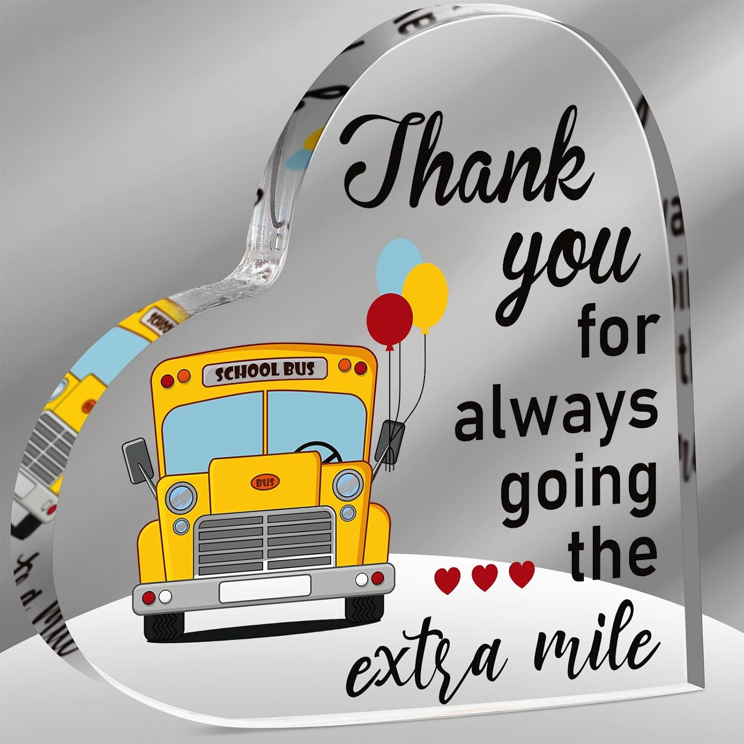 Amazon.com: Qunclay School Bus Driver Appreciation Gifts Thank You for ...