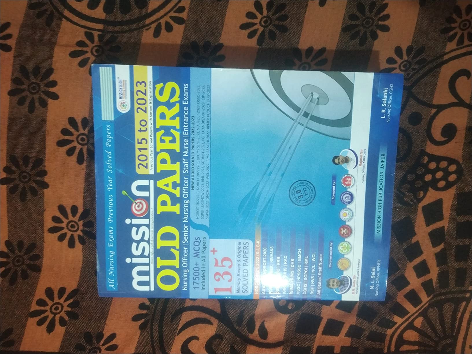 Buy Mission Old Papers Nursing Book 2023/135+ Previous Year Solved ...