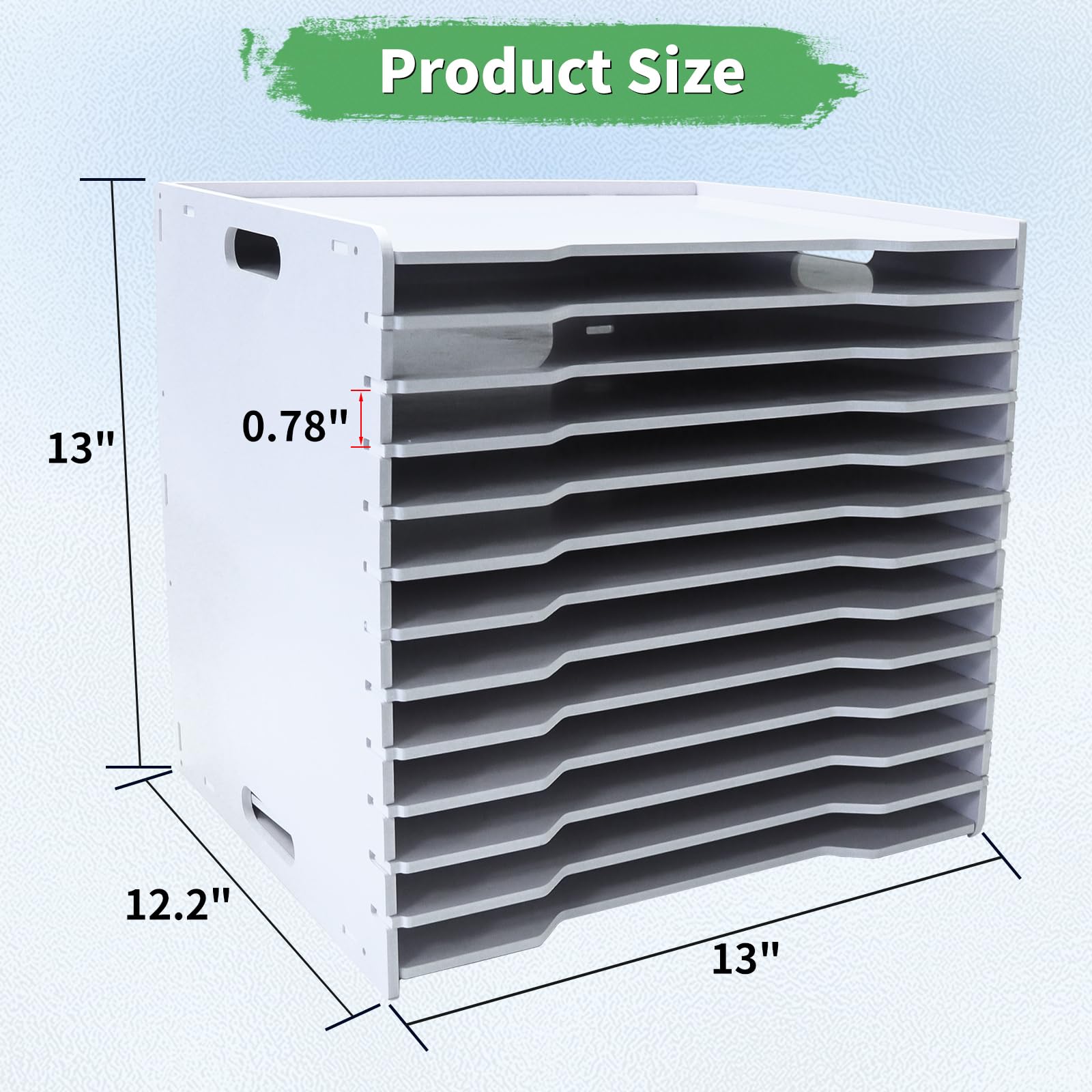 Snapklik.com : Scrapbook Paper Organizer, 12 Tier Scrapbook Paper ...