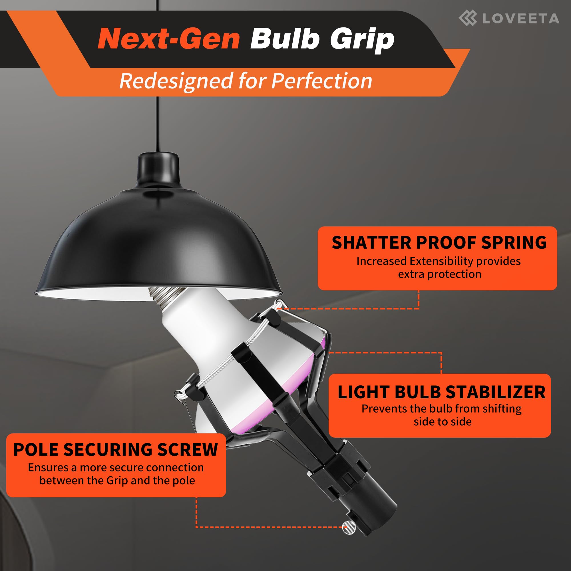 Snapklik.com : LOVEETA Gen2 12Ft 18Ft Reach Extendable Light Bulb ...