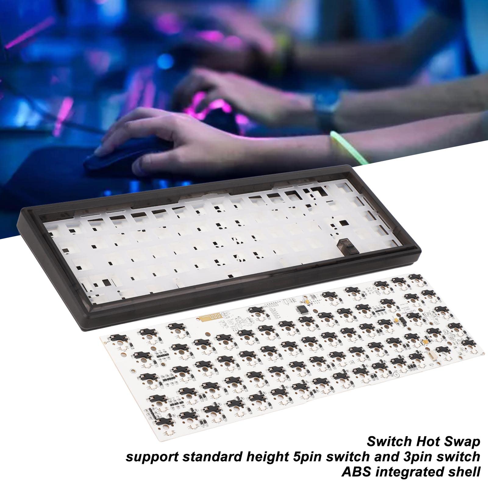Snapklik.com : Pomya DIY Mechanical Keyboard Kit, 67 Keys Modular ...