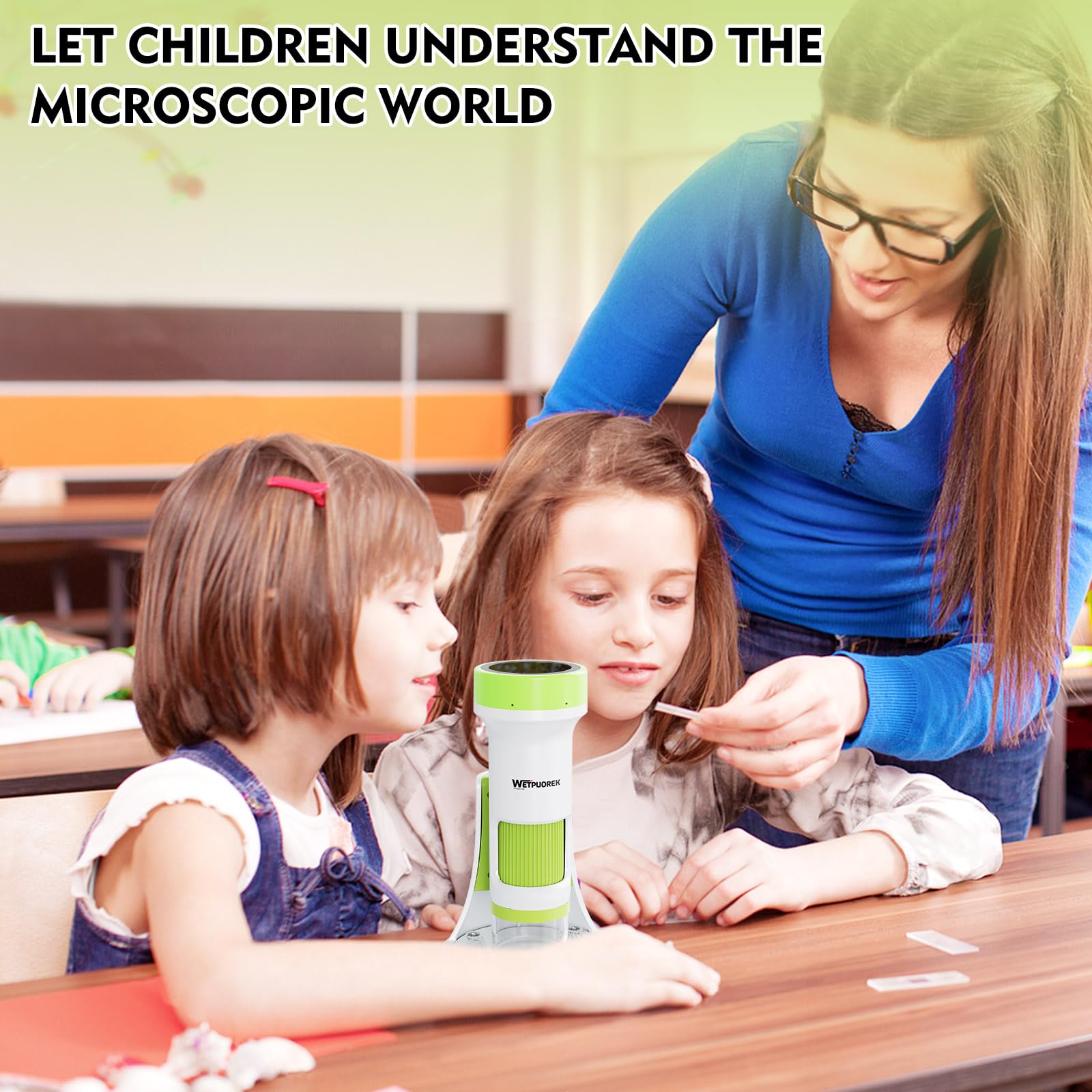 Snapklik.com : Microscope For Kids 1000X Handheld, 4K 2.0 Screen ...