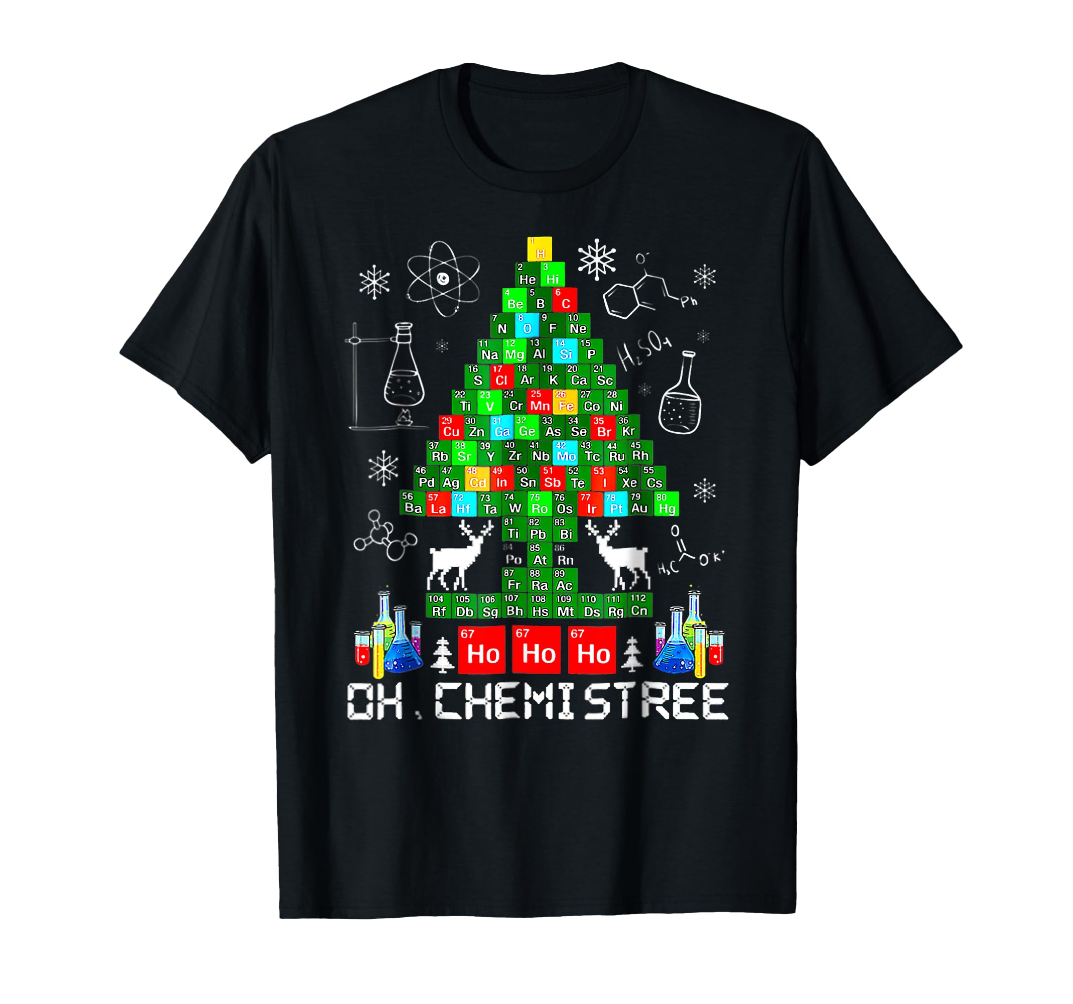 Amazon.com: Oh Chemistree Funny Science Christmas Tree Chemistry ...