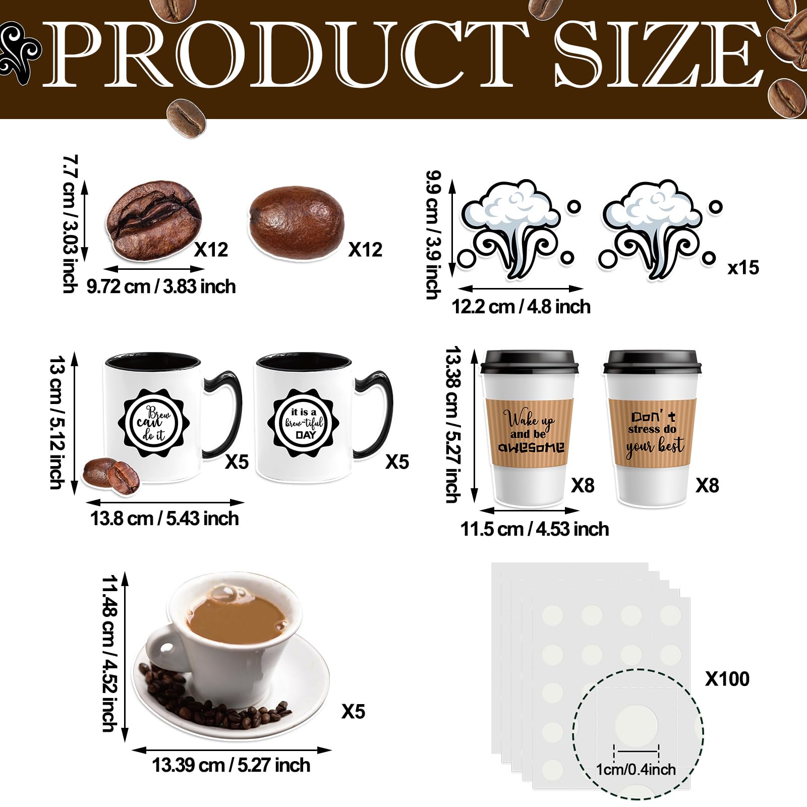 Snapklik.com : Teling 89 Pcs Industrial Cafe Bulletin Board Set ...