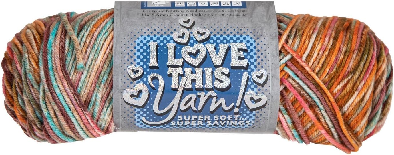 Amazon.com: I Love This Yarn 4 - Medium Yarn for Crocheting & Knitting ...