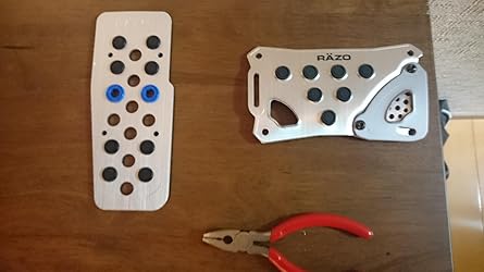 Amazon | カーメイト(CARMATE) 車用 ペダル RAZO ペダル用スベリ止めラバーグリップ スーパーグリップ RP128 ...