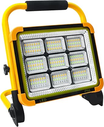 OUSIDE LED Rechargeable Work Light, Portable 100W Construction Light ...