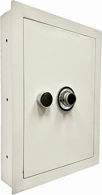 Wall Safe, Heavy Duty Fireproof Mechanical Dial Safe with Removable ...