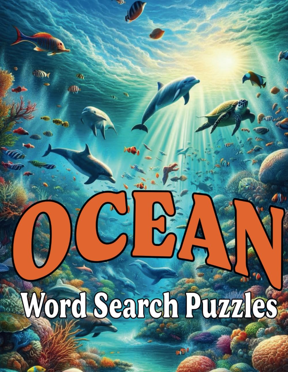 Ocean Word Search Puzzles: 100 Puzzles and 2,000 Hidden Words for ...