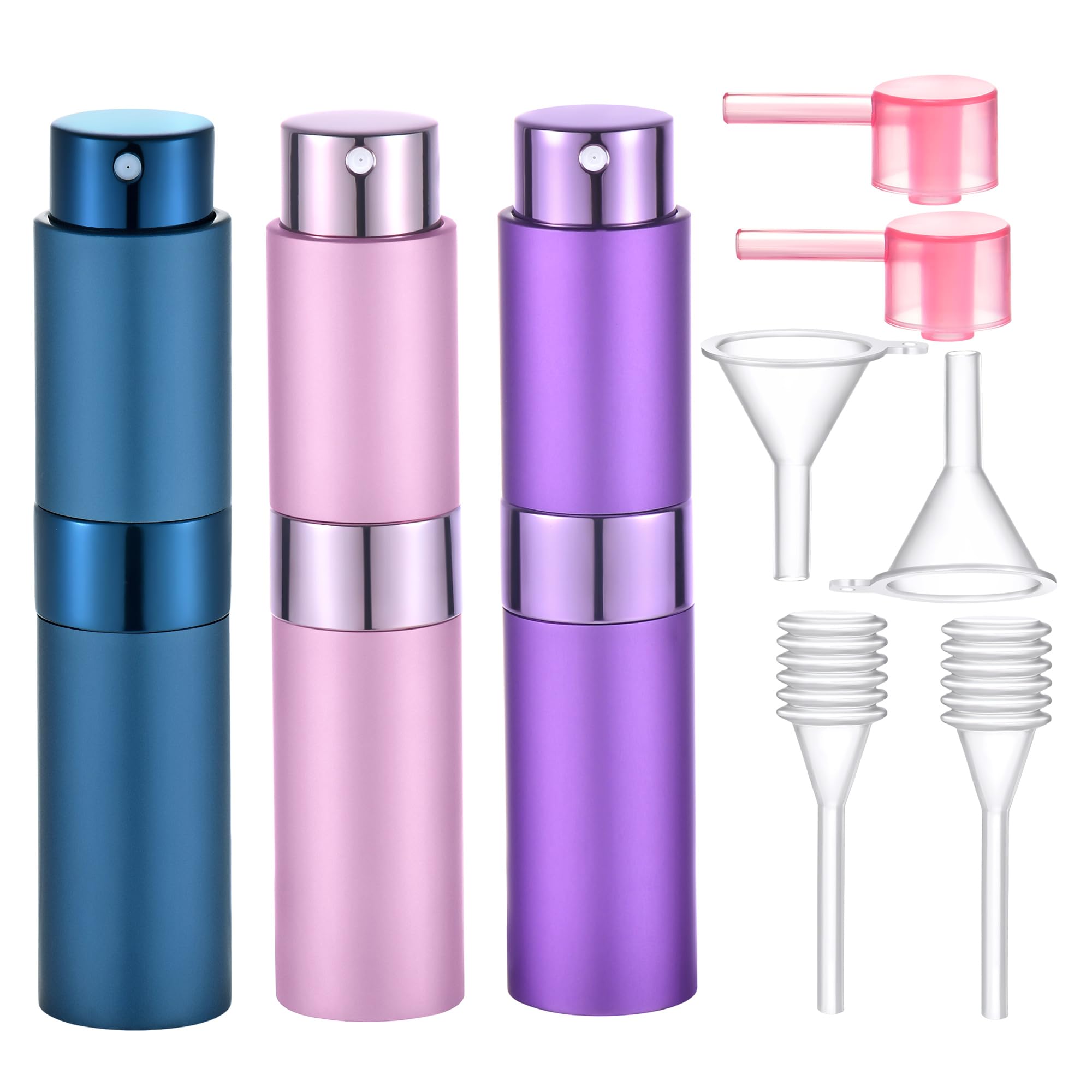 Amazon.com: Yikimyfo 3Pcs Perfume Atomizer Cologne Travel Bottle, 8ml/0 ...