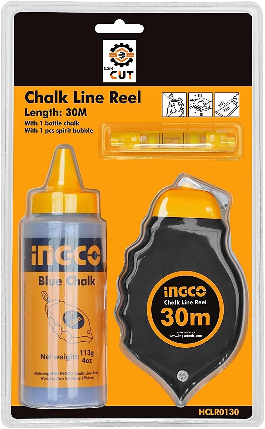 B.K.Jagan & CO. Marking Rope Chalk/Neel DORI for Marking : Amazon.in ...
