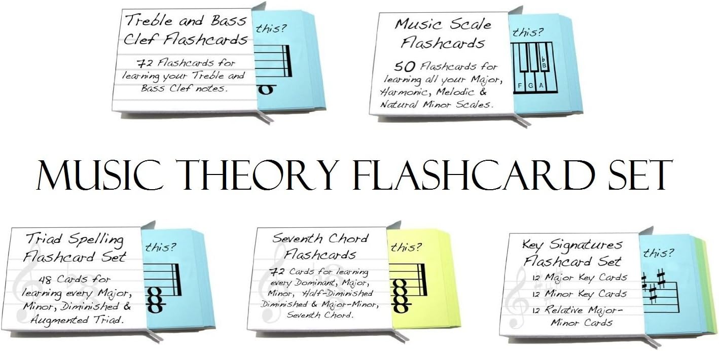 Music Theory Flashcard Mega-Pack (5 Packs of flashcards) : Amazon.co.uk ...