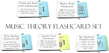 Music Theory Flashcard Mega-Pack (5 Packs of flashcards) : Amazon.co.uk ...