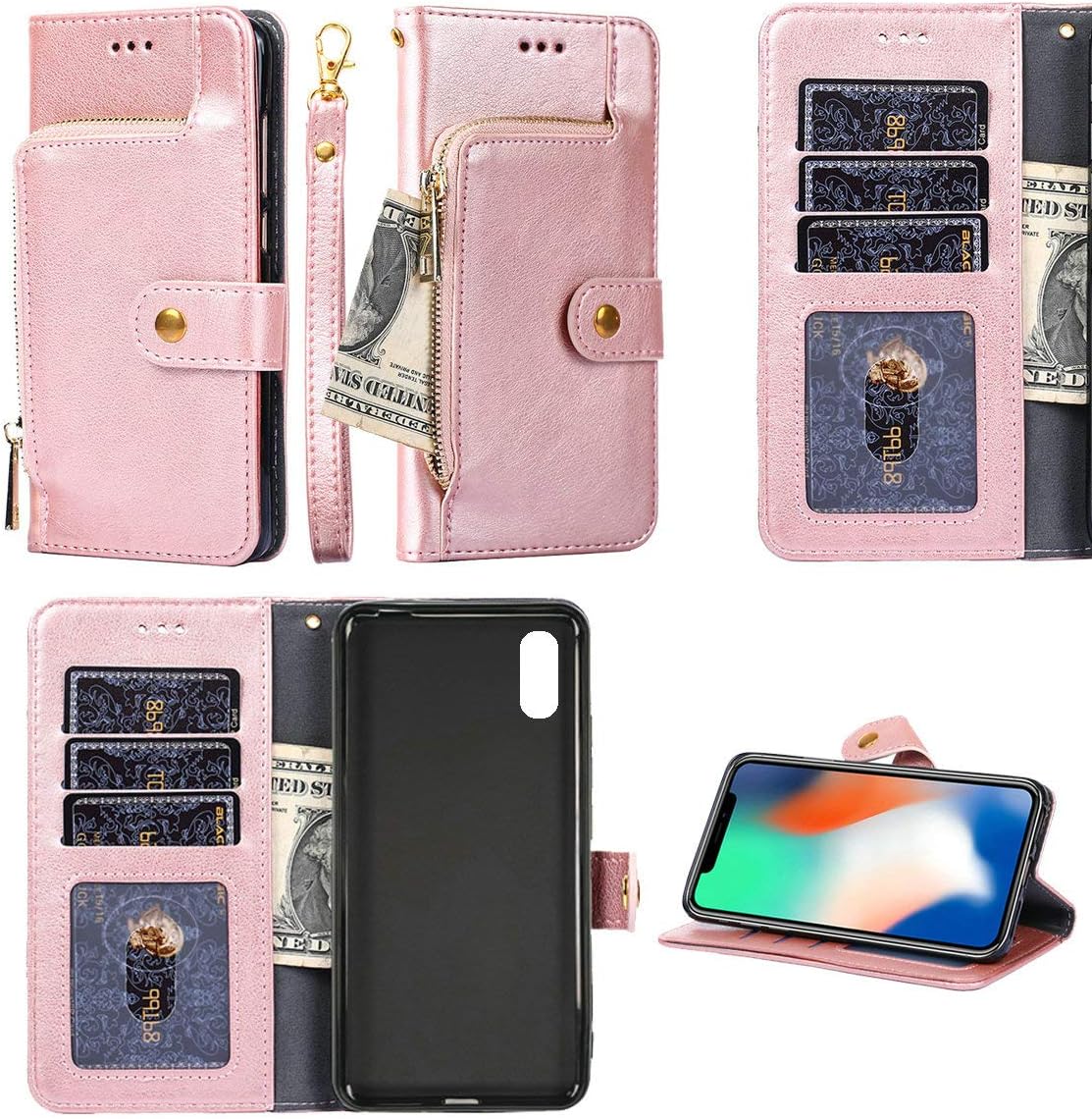 Amazon.com: DAMONDY for Lively Smart Zipper Wallet Case,Jitterbug Smart ...