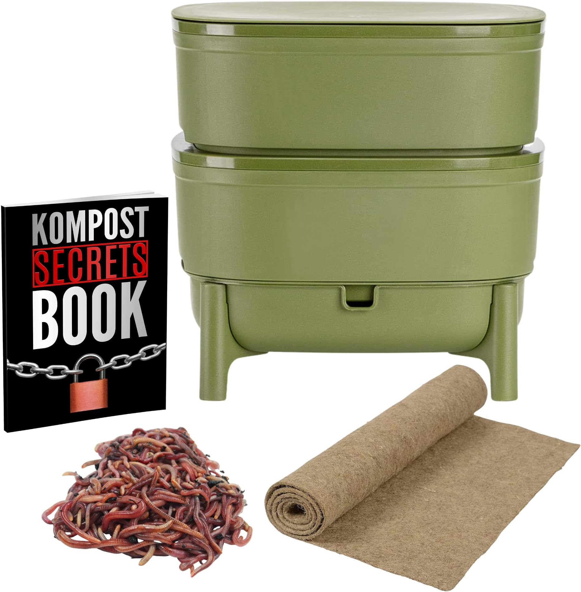 wurmkiste.at Mini Komposter | kleine Wurmkiste aus Holz kompostiert ...