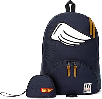 Amazon.com | Googims Wing Logo Quilted Backpack One Size Dark Navy ...