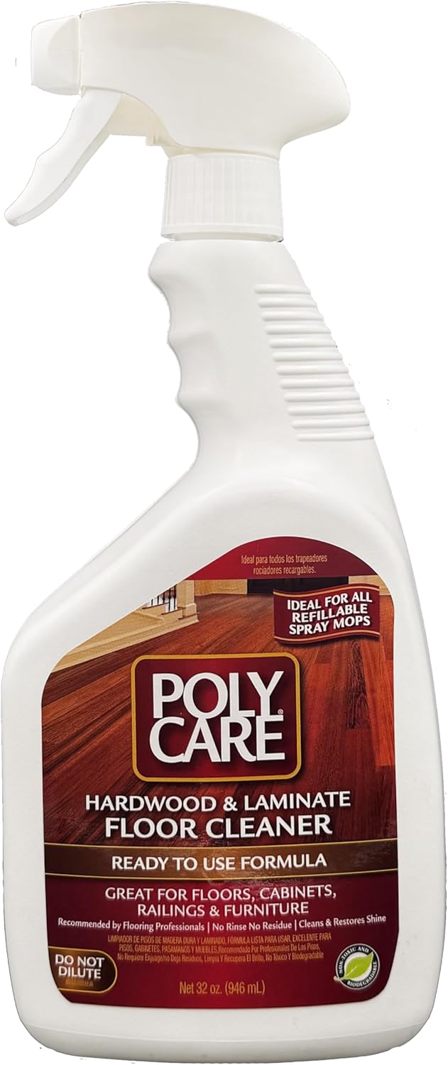Amazon.com: PolyCare Ready-to-Use Floor Cleaner, 32oz-1qt : Health ...