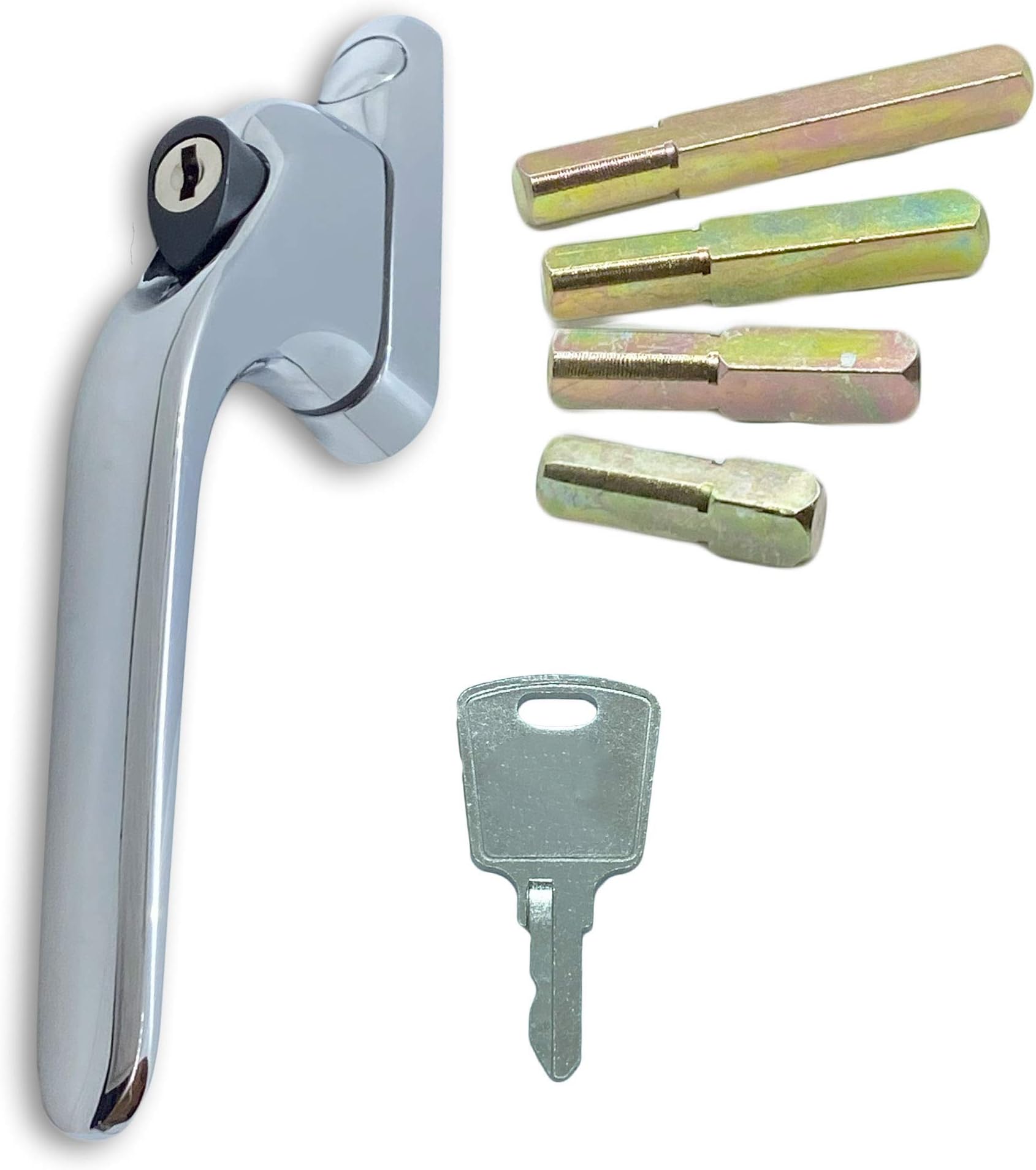 Fixrello 2 x Chrome Window Handles for uPVC Windows - uPVC Window ...