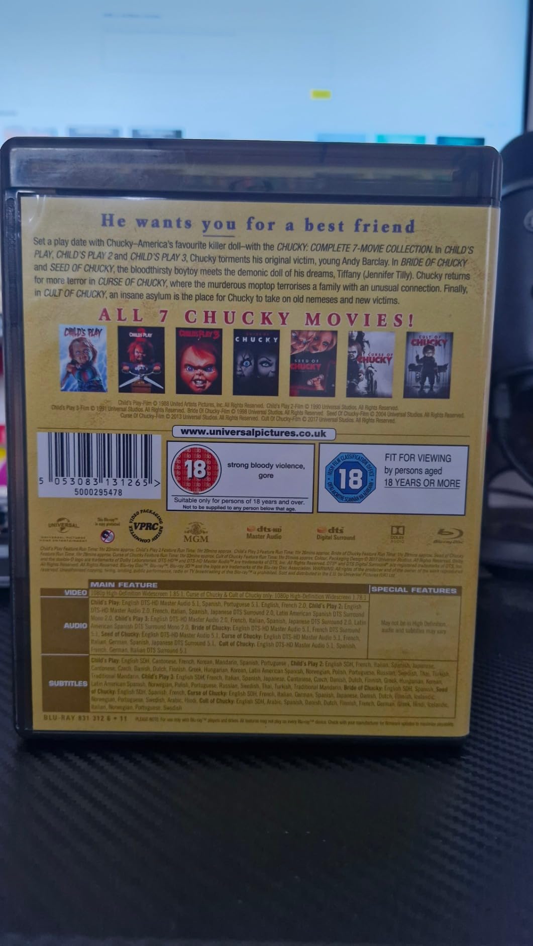 Chucky: Complete 7-Movie Collection: Amazon.co.uk: Redman: DVD & Blu-ray