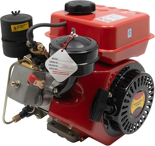 Amazon.com : DDYOOK 4-Stroke 3HP Diesel Engine, 2.2KW Single-Cylinder ...