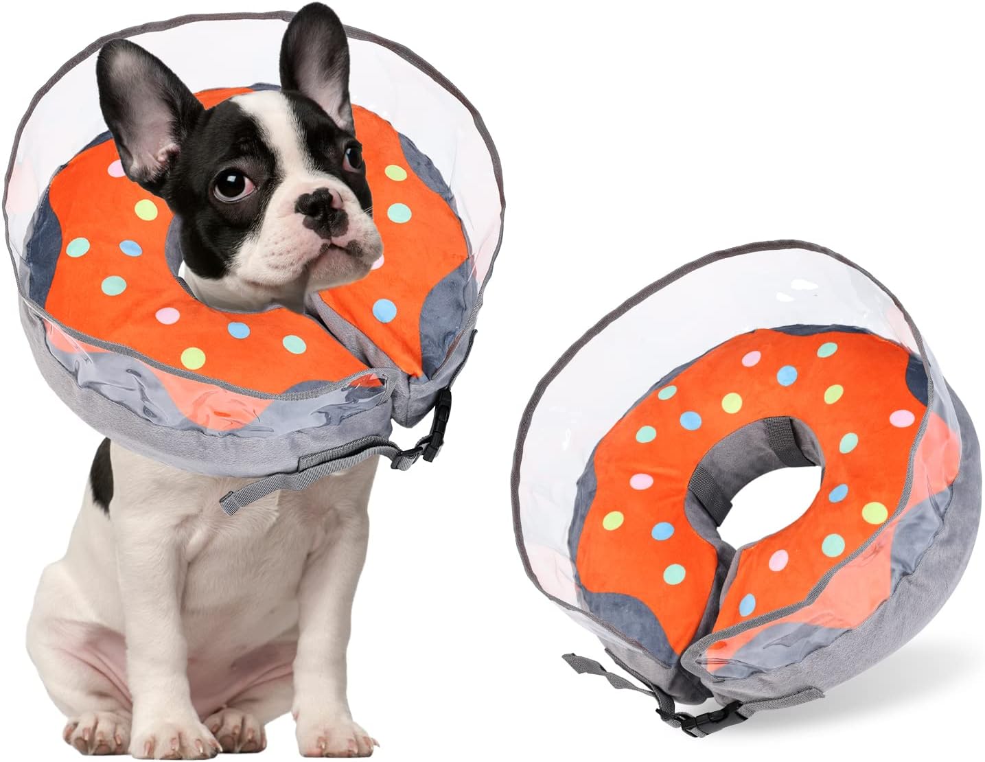Amazon.com : Inflatable Dog Cone for Medium, Large, Small Dogs, Donut ...