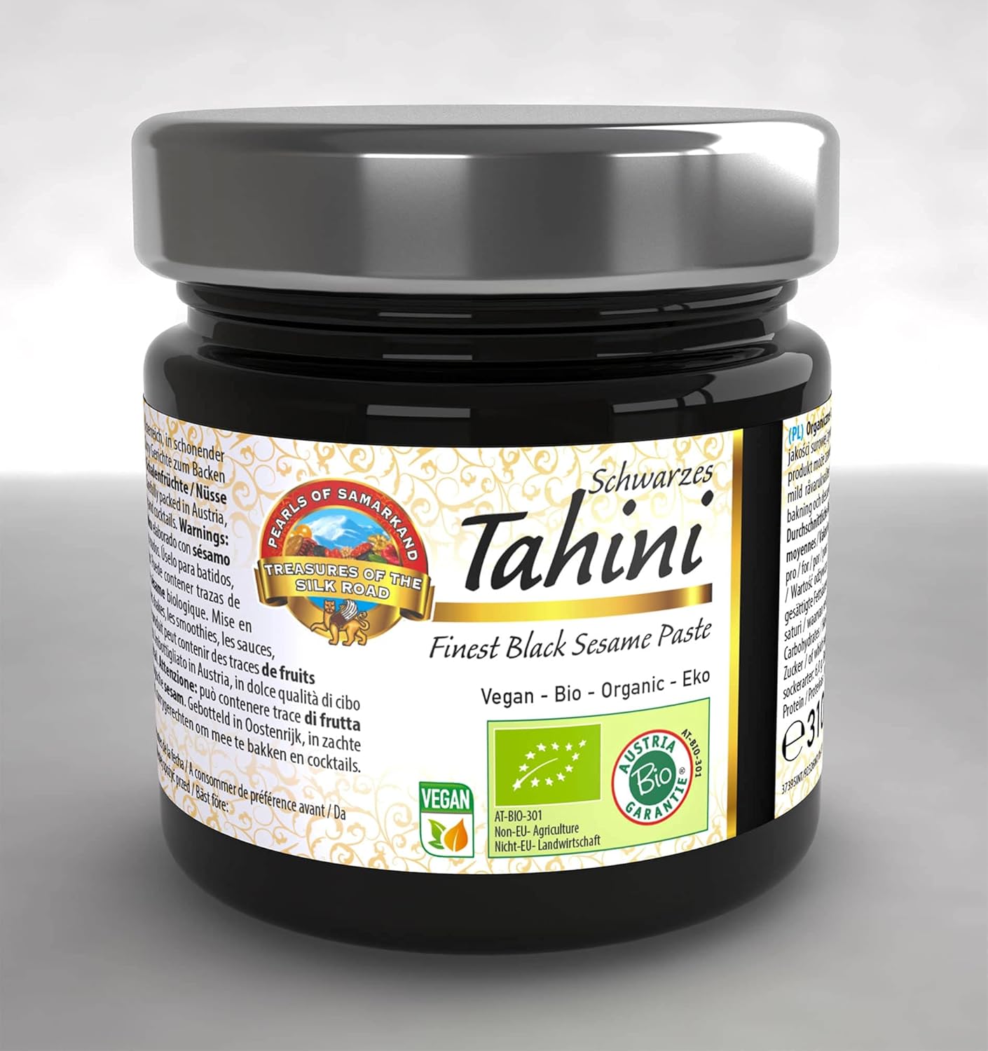 Pearls Tahini Noire BIO 310g – Fairtrade – Pâte de sésame sans gluten ...