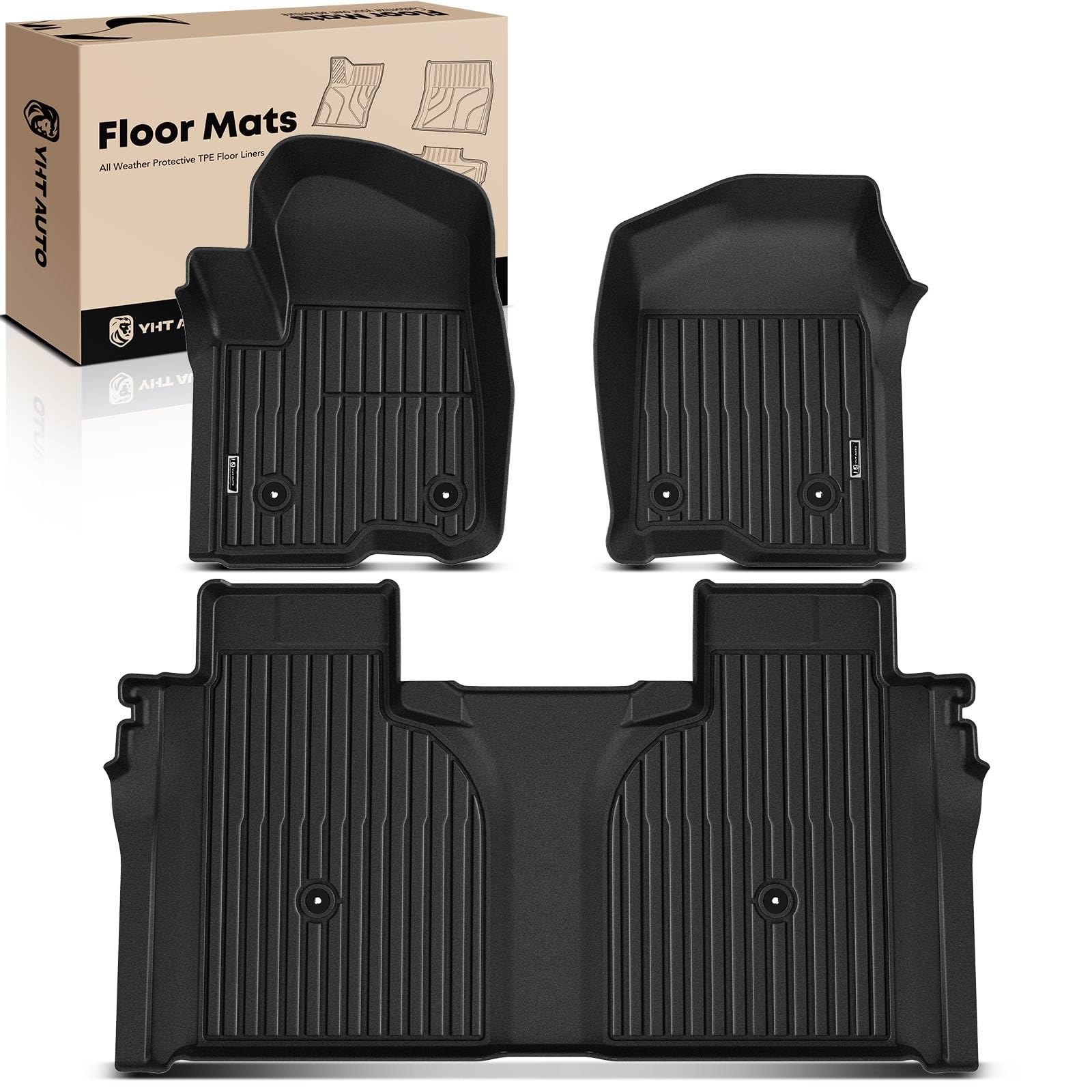 Snapklik.com : YHTAUTO Floor Mats Fit 2019-2025 Chevy Silverado/GMC ...