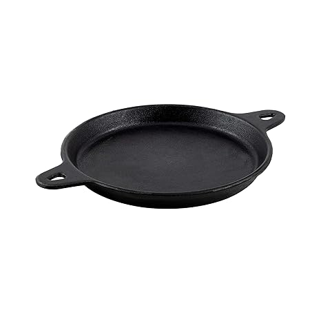 Buy Bhagya Cast Iron Cookware,Pre-Seasoned Fish Fry Pan - (9 Inches ...