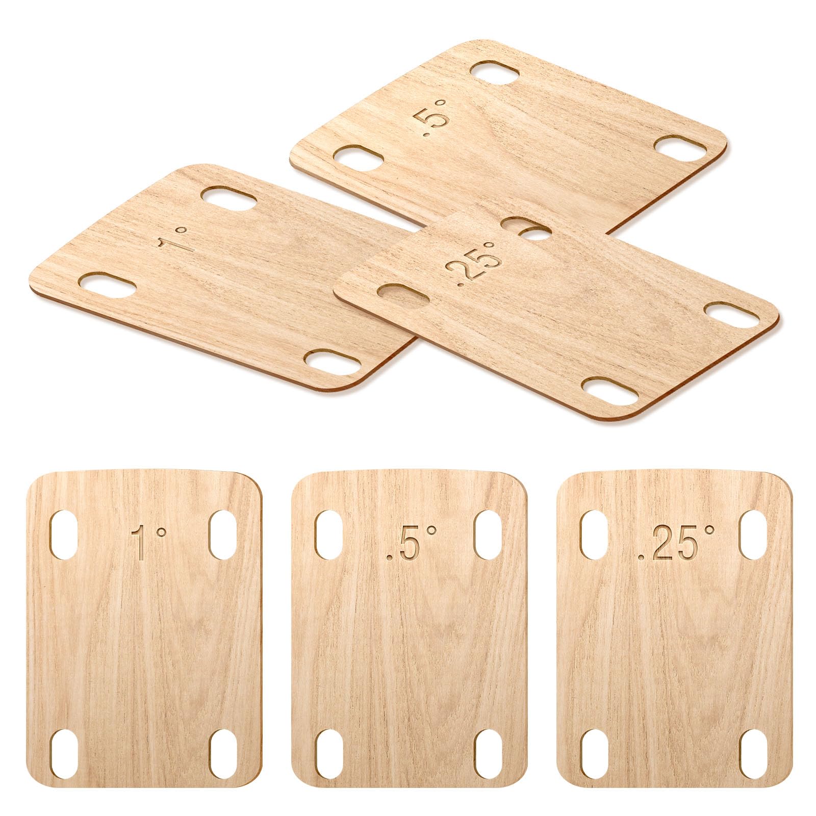 Amazon.com: YASUOA Premium Maple Wood Guitar Neck Shim for Effective ...