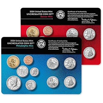 2024 Uncirculated Coin Set U.S Mint Government Packaging OGP COA at ...