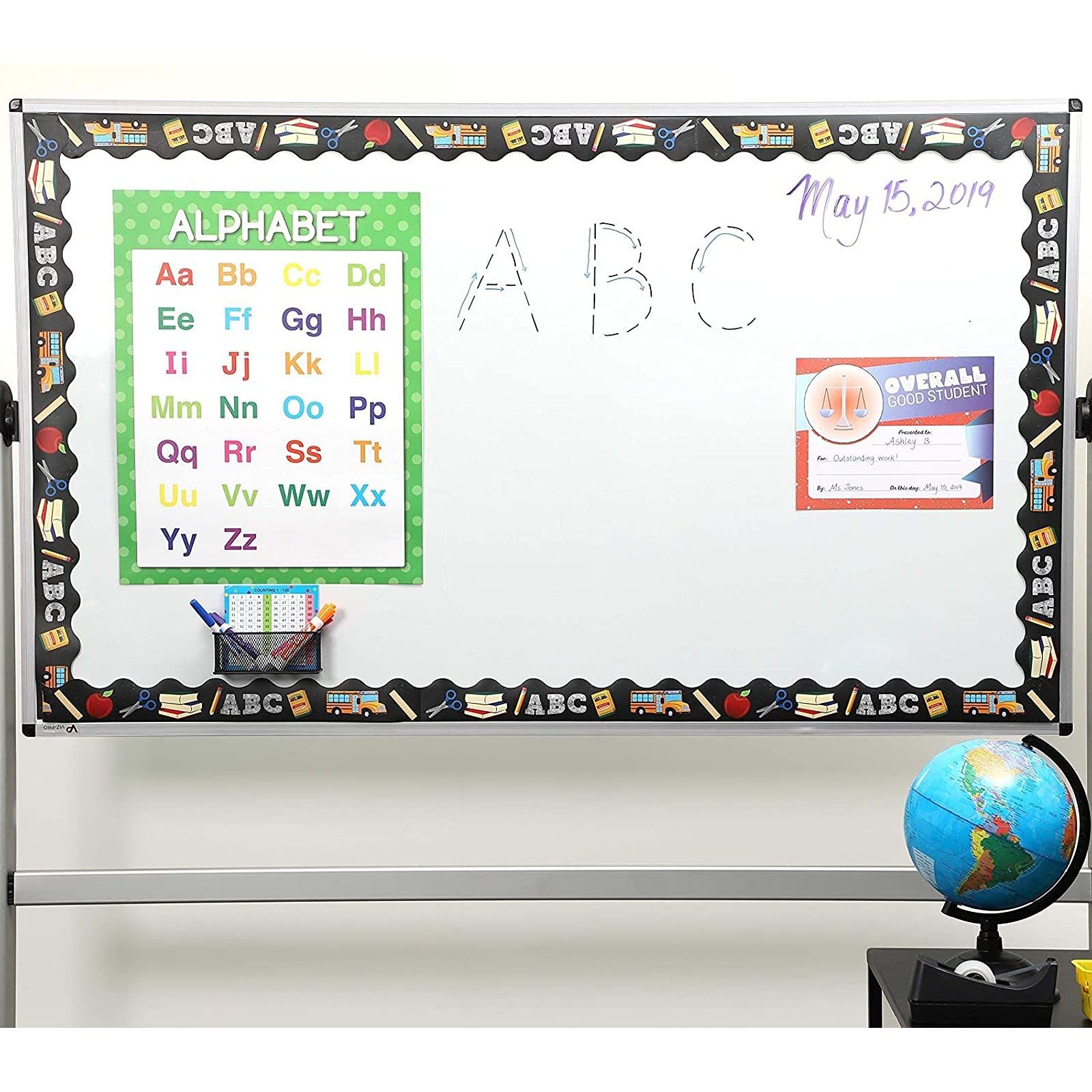 Juvale Classroom Bulletin Board Borders, 6 Designs (36 Inches, 6 Pack ...