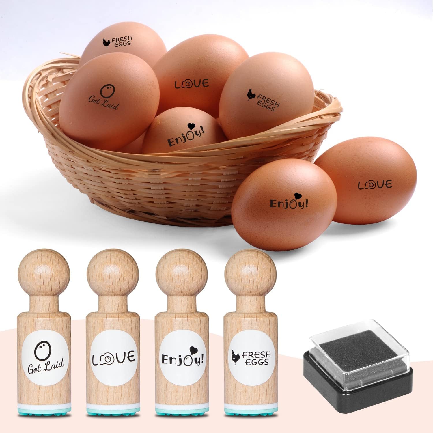 Amazon.com: Egg Stamper for Chicken Eggs, Chicken Egg Stamps for Fresh ...