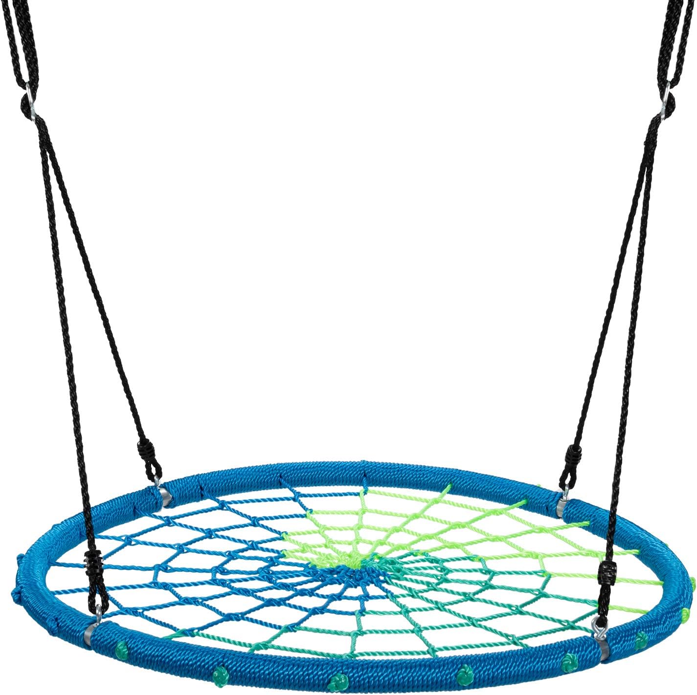 Amazon.com: AMGYM 40" Tree Swing Set - Spider Web Round Net Swing for ...