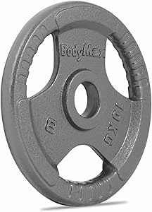 Bodymax Olympic Cast Iron Weight Disc Plate - Silver, 10 kg : Amazon.co ...