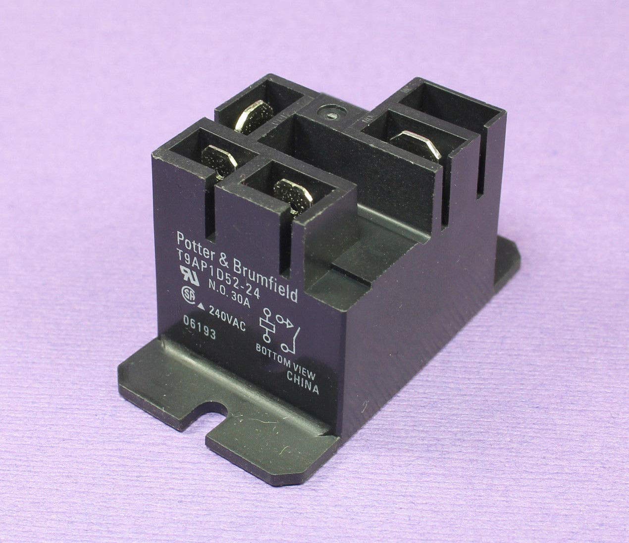 Amazon.com: (RR #75) Potter & Brumfield 30A 24v SPST Relay, T9AP1D52-24 ...