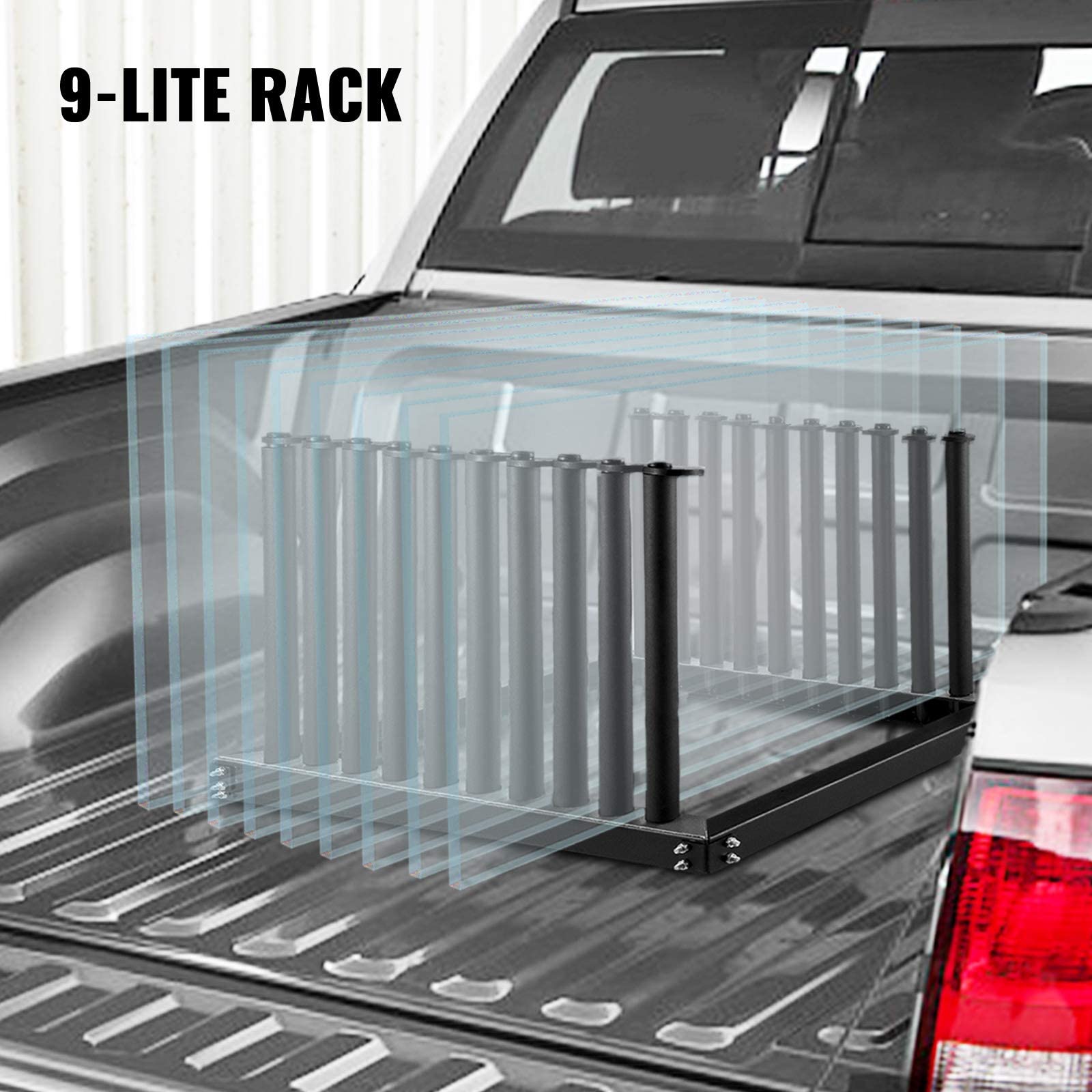 Snapklik.com : Windshield Rack 9-Lite, Windshield Truck Rack Steel ...