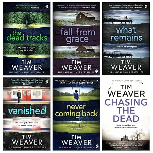 David Raker Missing Persons Series 6 Books Collection Set by Tim Weaver (Books 1-6) (Chasing the ...