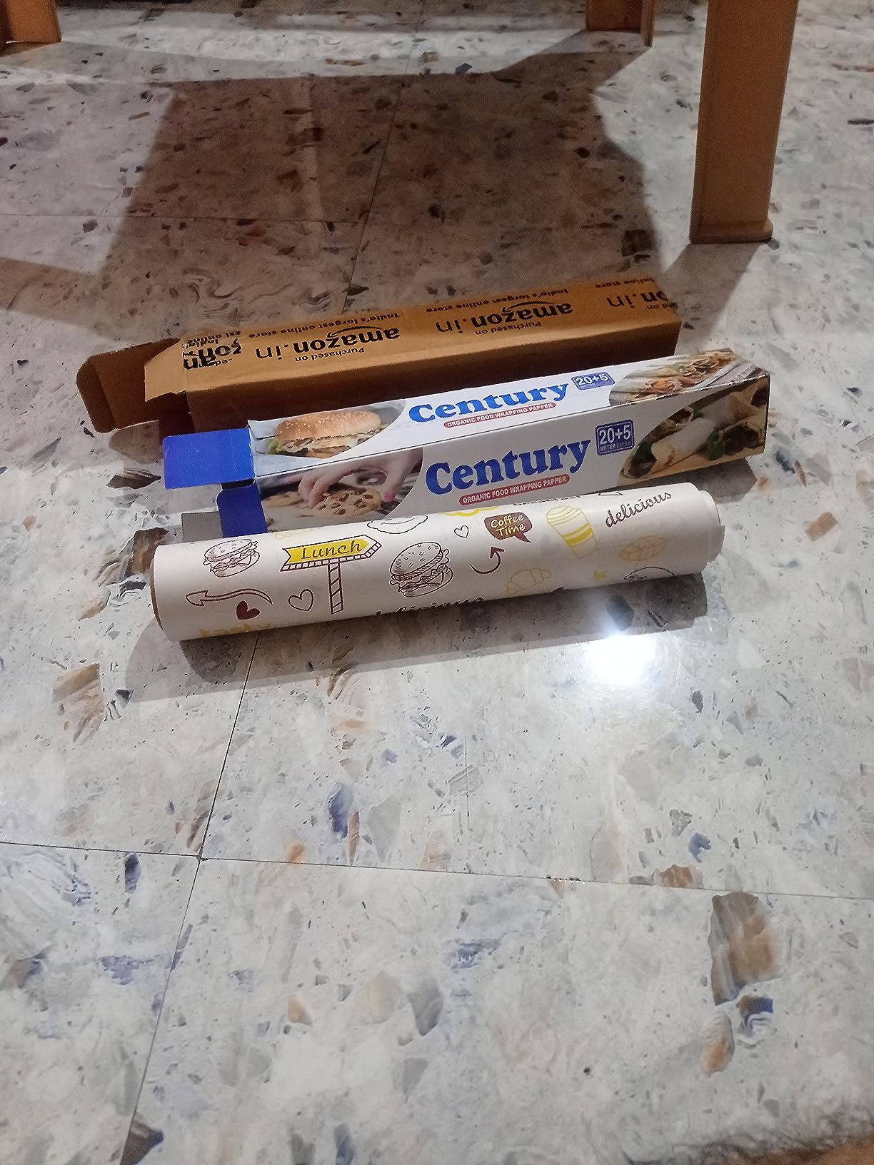 Buy SHEFFO 25 Meter Butter Paper Roll | Chapati Wrap | Paper Burger ...