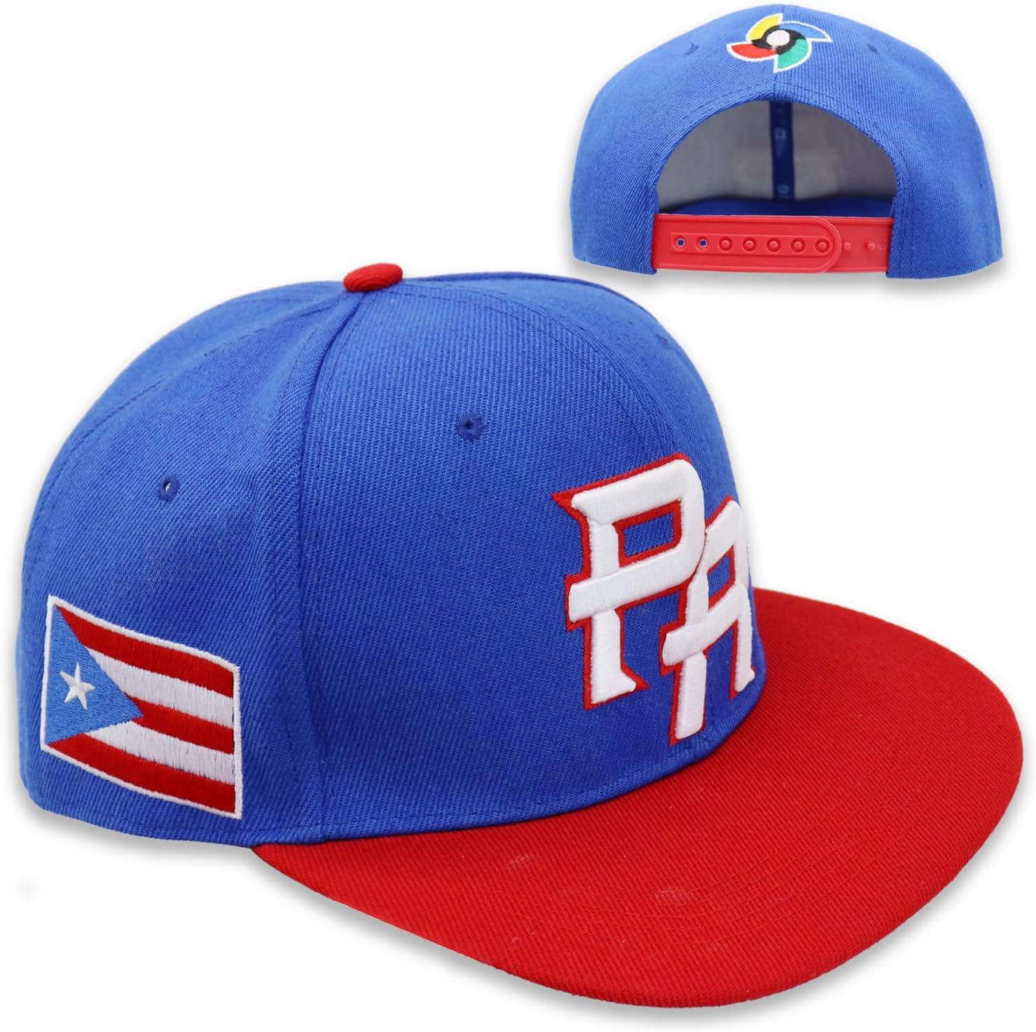 Adjustable PR Puerto Rico Falg Baseball Hat, 2023 World Baseball ...
