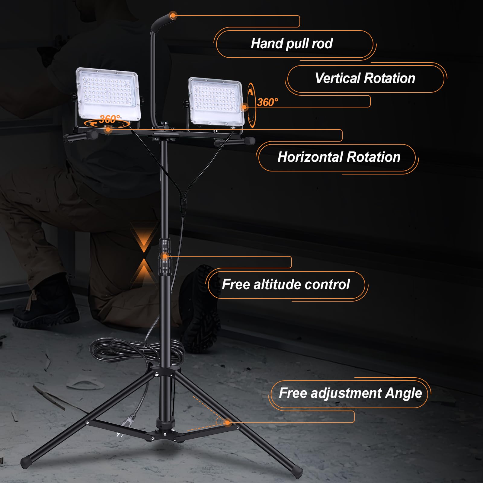 Construction Portable Light Stands