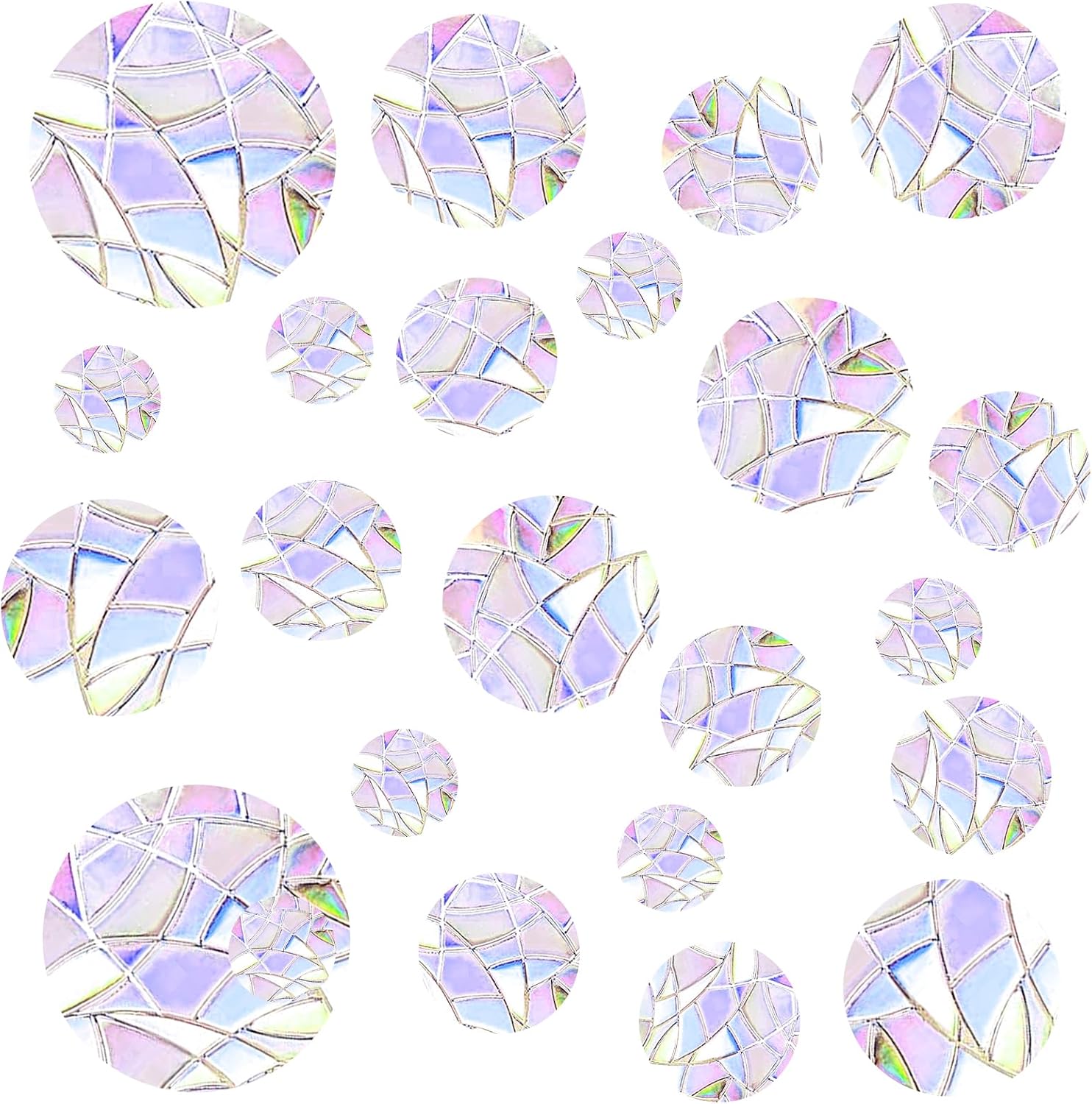 Amazon.com: 65PCS Circle Window Clings Anti-Collision Window Decals To ...